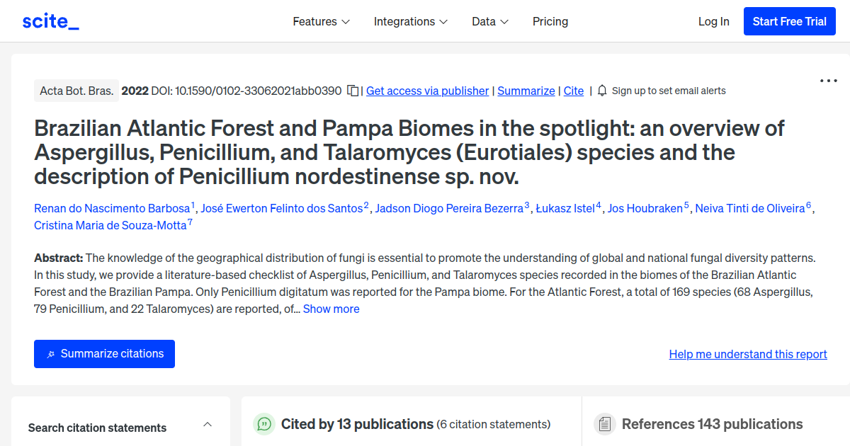 Brazilian Atlantic Forest and Pampa Biomes in the spotlight: an ...