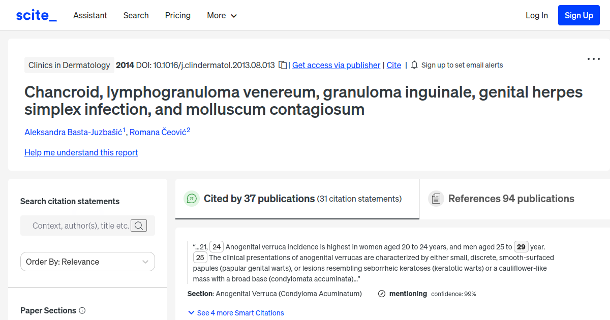 Chancroid, lymphogranuloma venereum, granuloma inguinale, genital ...