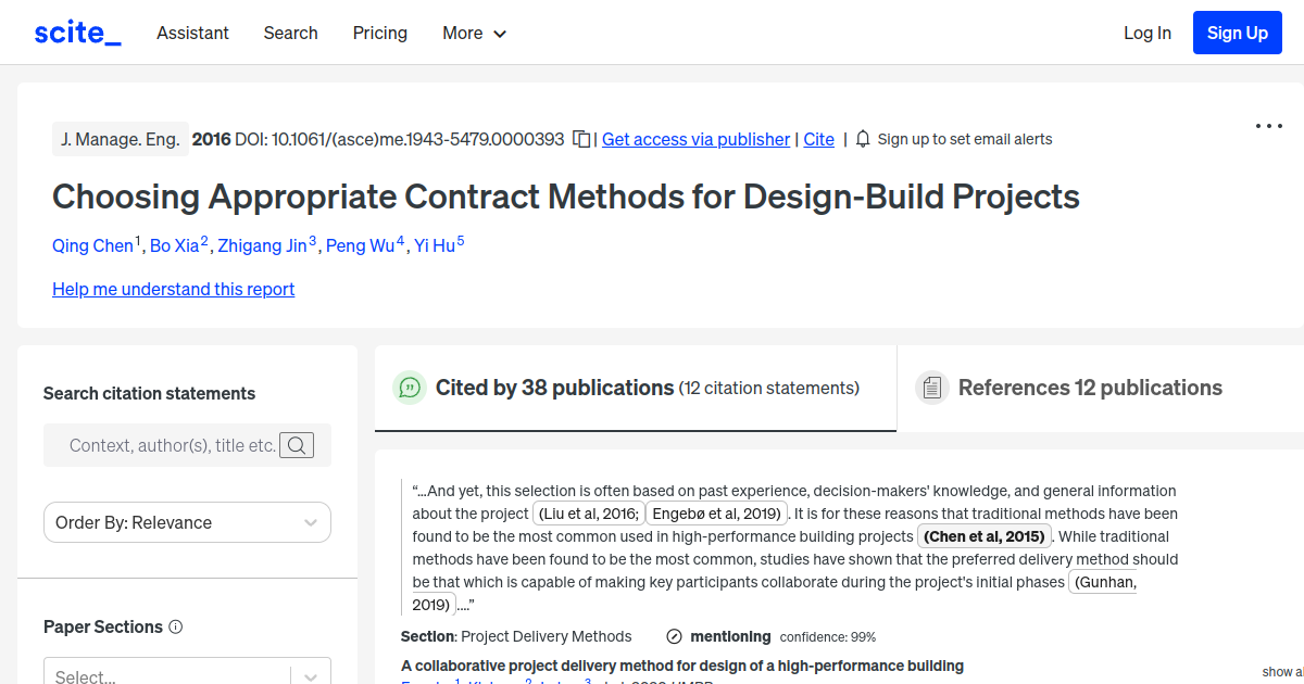 Choosing Appropriate Contract Methods for Design-Build Projects ...