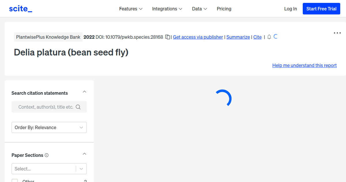Delia platura (bean seed fly)