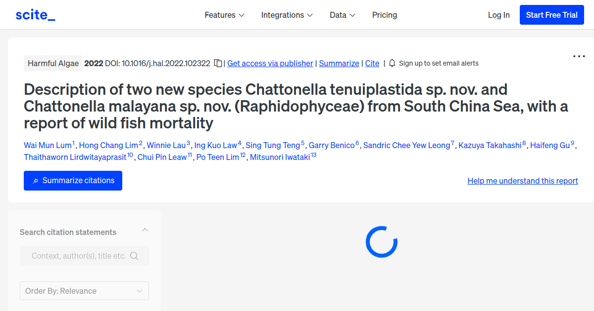 Description of two new species Chattonella tenuiplastida sp. nov. and ...