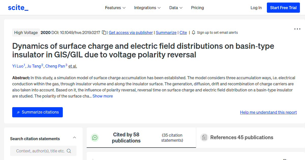 Dynamics of surface charge and electric field distributions on basin ...