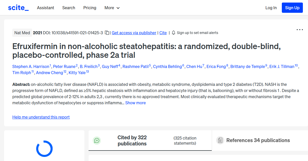Efruxifermin in non-alcoholic steatohepatitis: a randomized, double ...