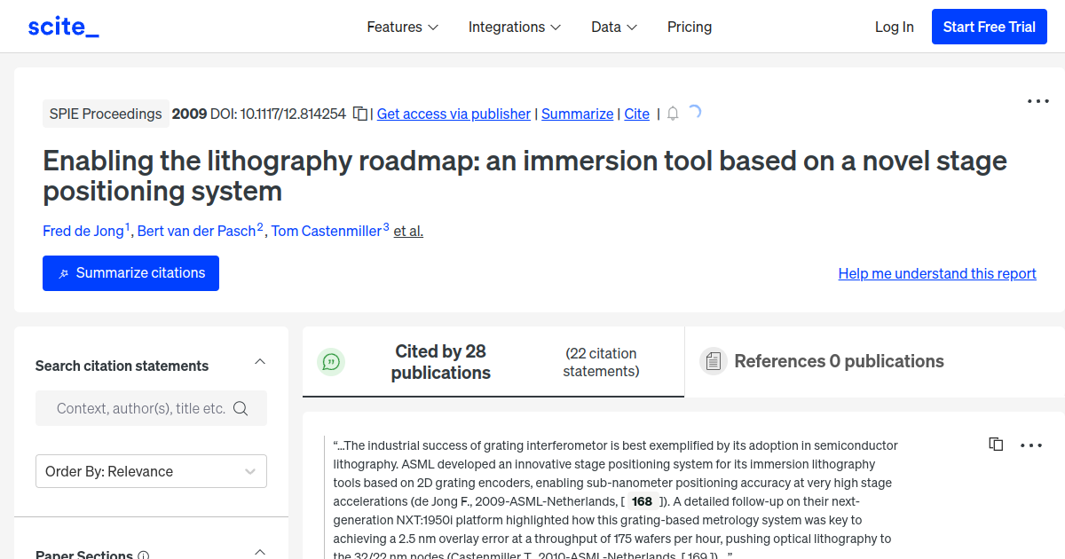 Enabling the lithography roadmap: an immersion tool based on a novel ...