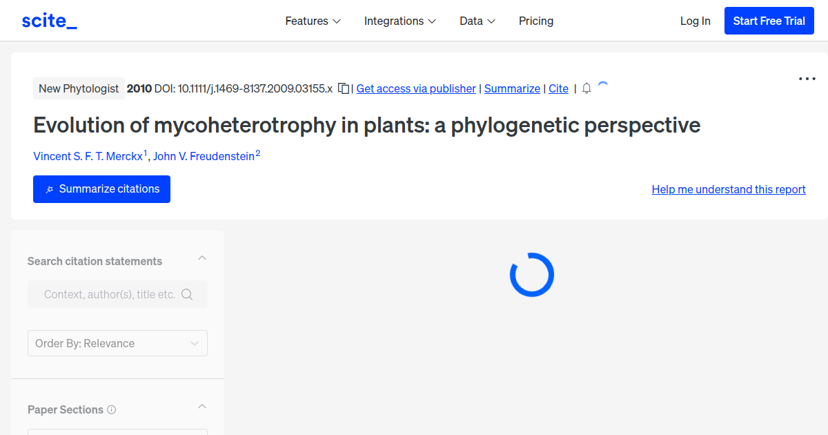 Evolution of mycoheterotrophy in plants: a phylogenetic perspective