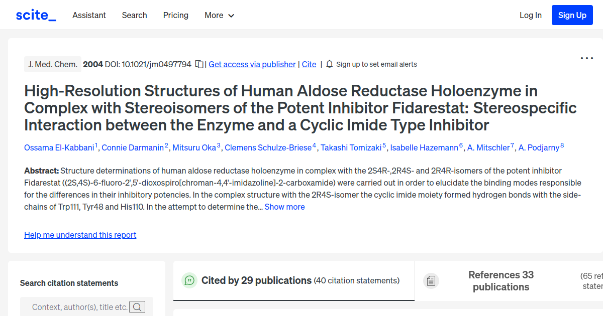 High-Resolution Structures of Human Aldose Reductase Holoenzyme in ...