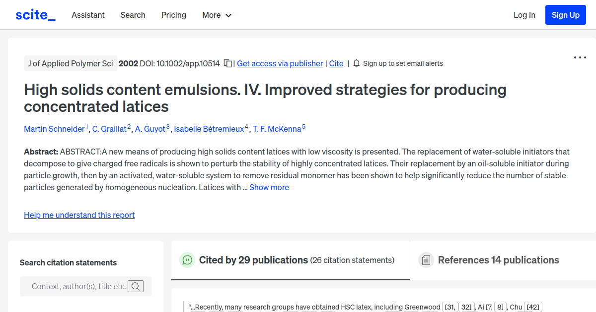 High solids content emulsions. IV. Improved strategies for producing ...