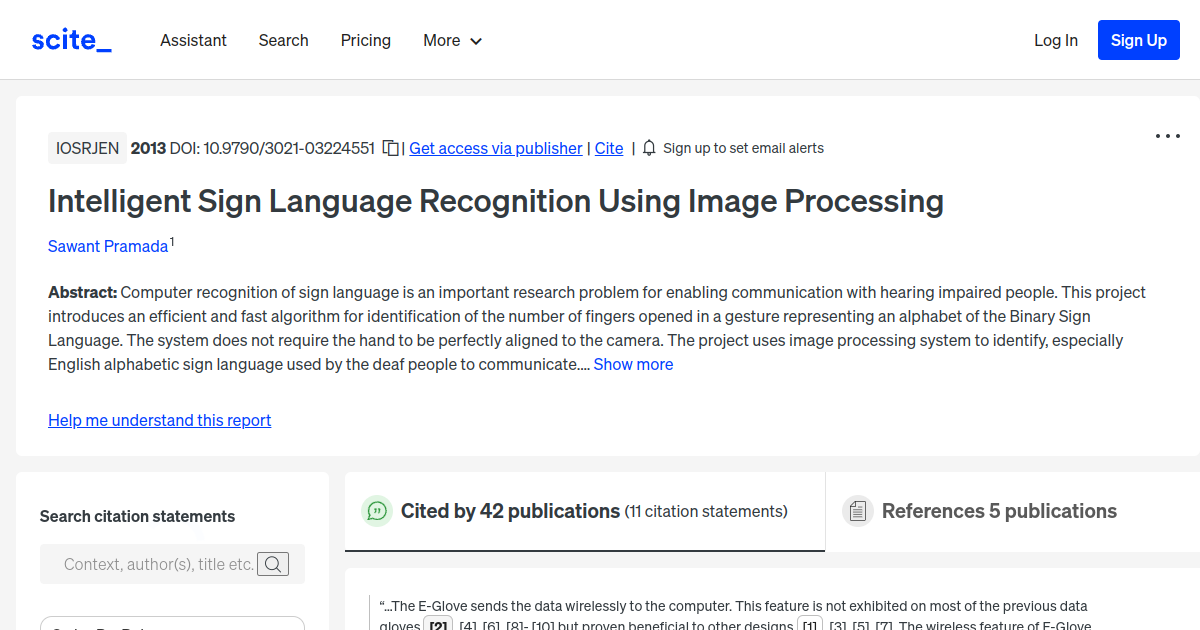 Intelligent Sign Language Recognition Using Image Processing - [scite ...