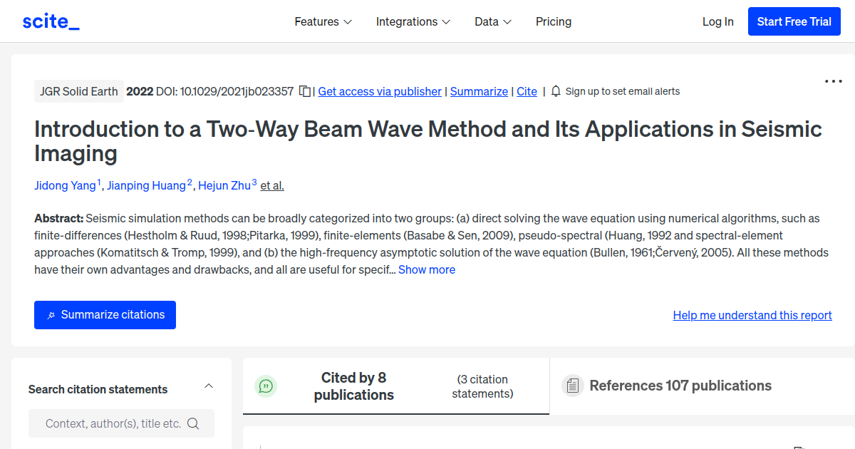 Introduction to a Two‐Way Beam Wave Method and Its Applications in ...