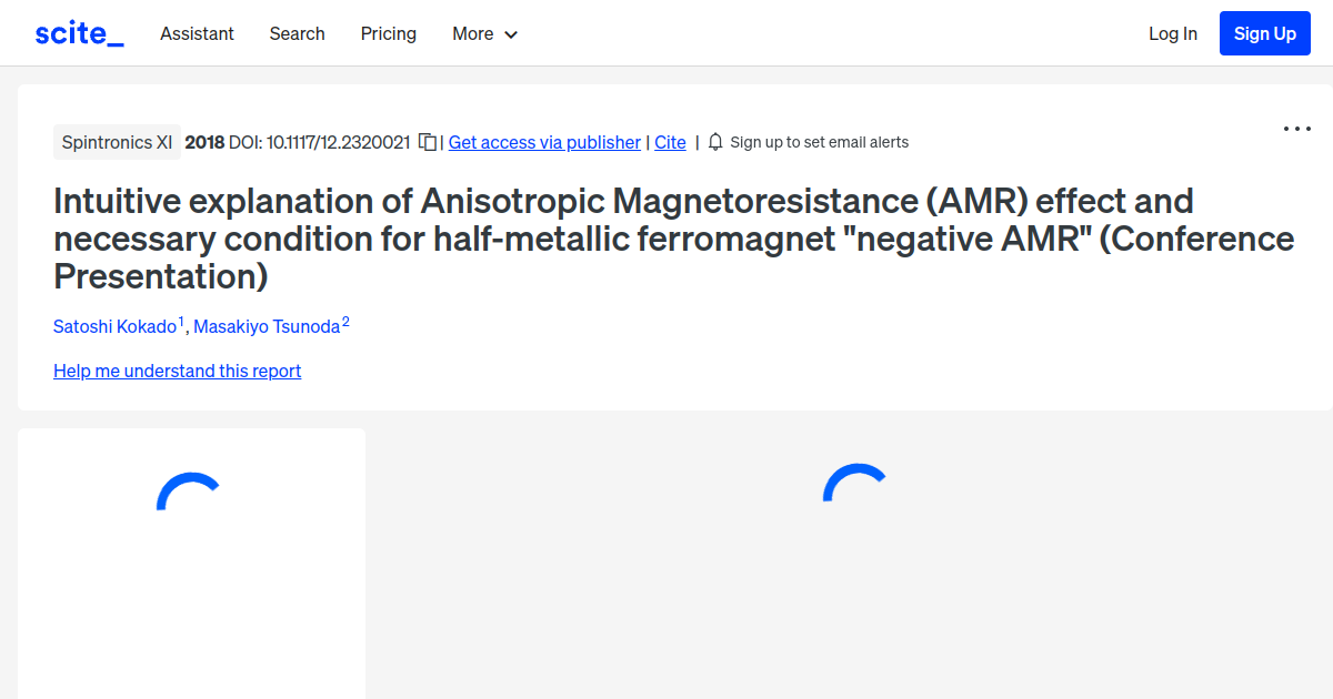 Intuitive explanation of Anisotropic Magnetoresistance (AMR) effect and ...