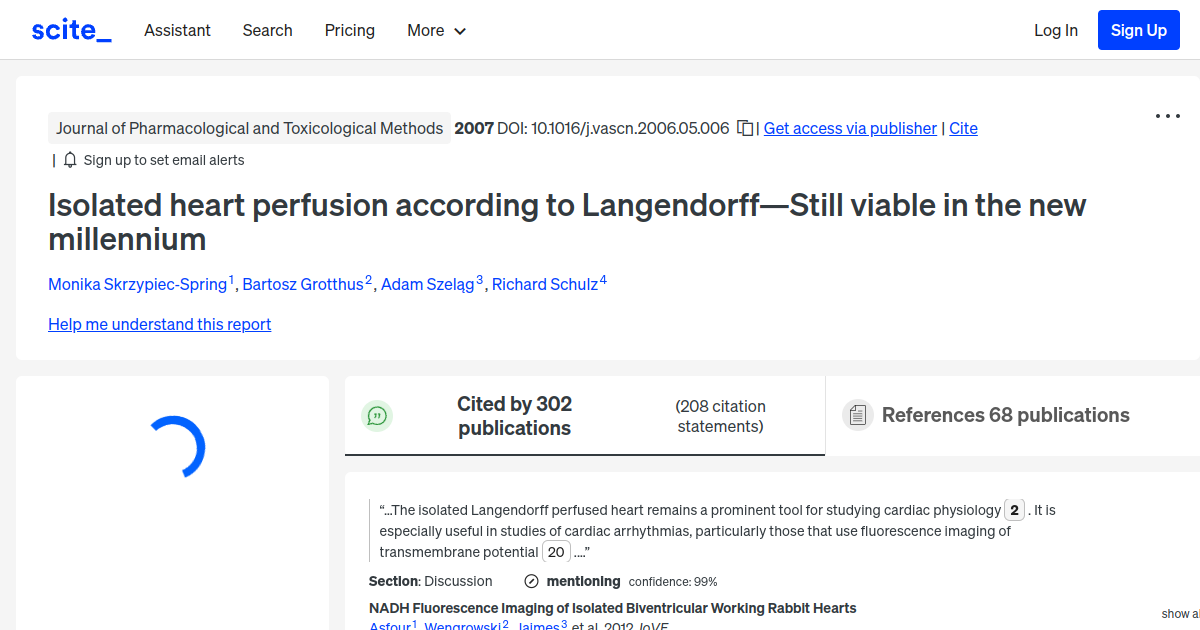 Isolated heart perfusion according to Langendorff—Still viable in the ...