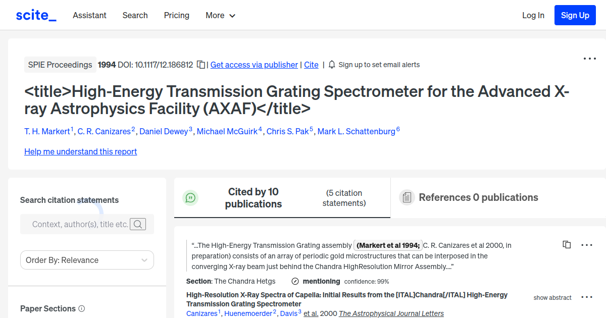 High-Energy Transmission Grating Spectrometer for the Advanced X-ray ...