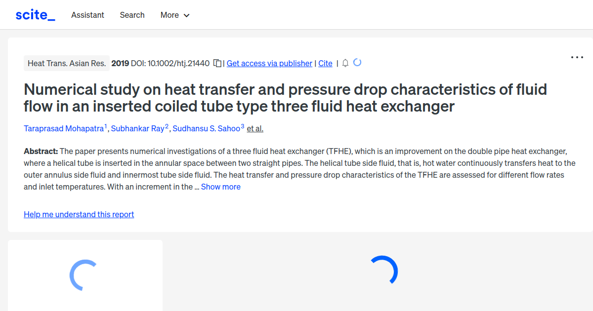 Numerical study on heat transfer and pressure drop characteristics of ...