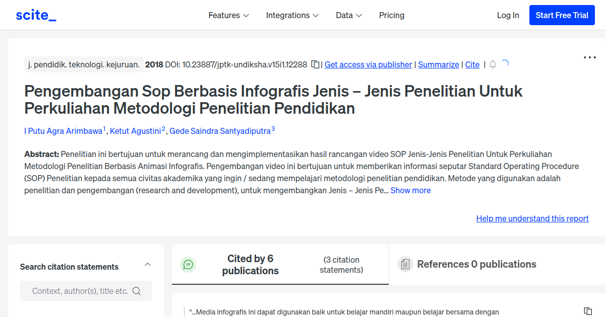 Pengembangan Sop Berbasis Infografis Jenis – Jenis Penelitian Untuk ...