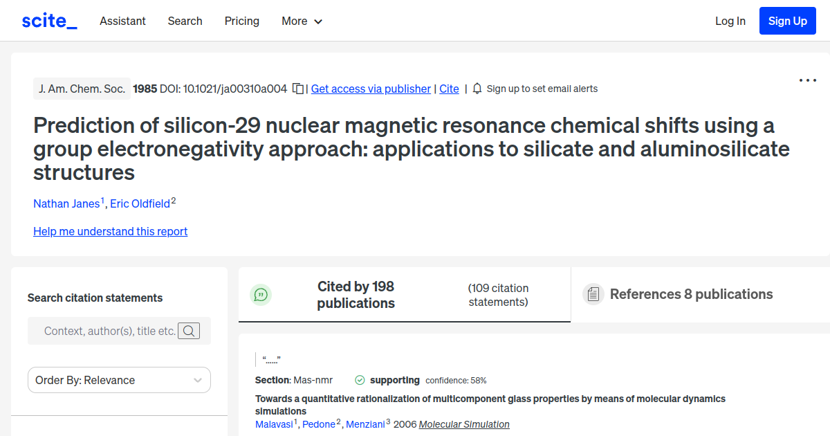 Prediction of silicon-29 nuclear magnetic resonance chemical shifts ...