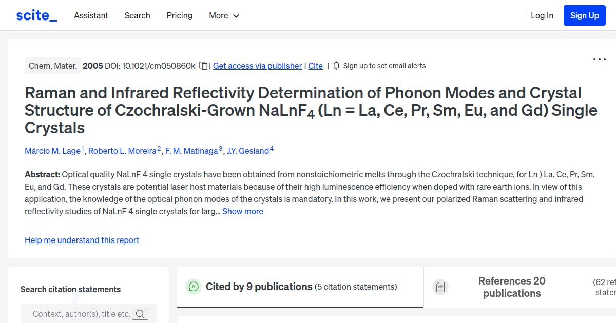 Raman and Infrared Reflectivity Determination of Phonon Modes and ...