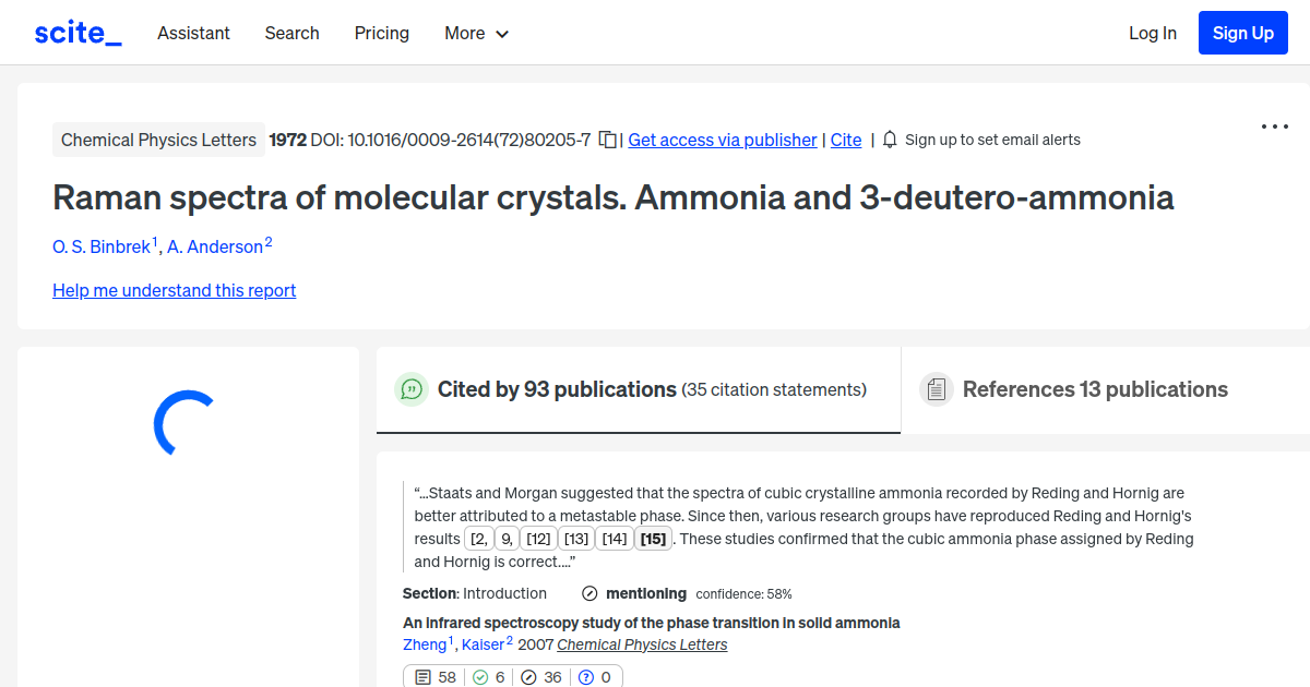 Raman spectra of molecular crystals. Ammonia and 3-deutero-ammonia