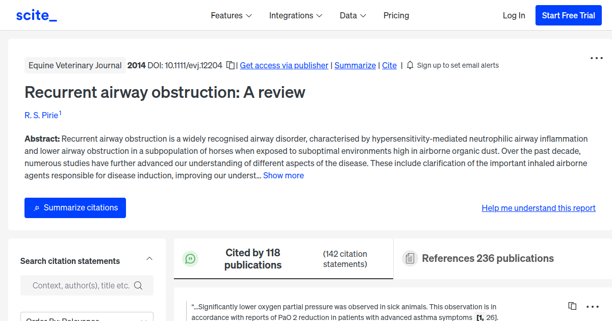Recurrent airway obstruction: A review - [scite report]