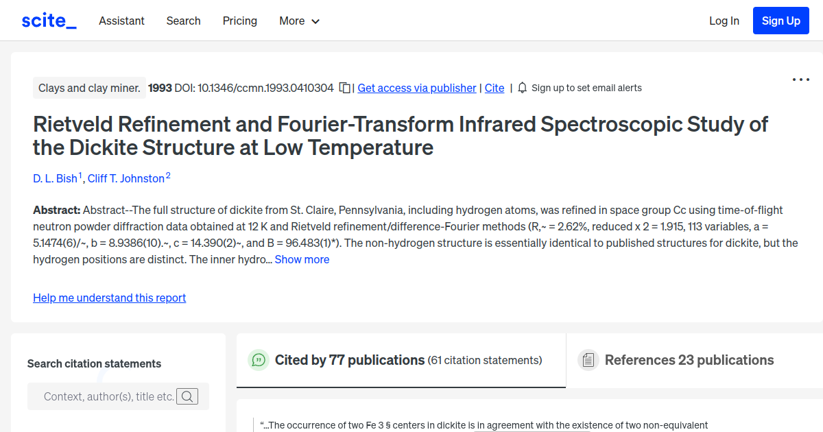 Rietveld Refinement and Fourier-Transform Infrared Spectroscopic Study ...