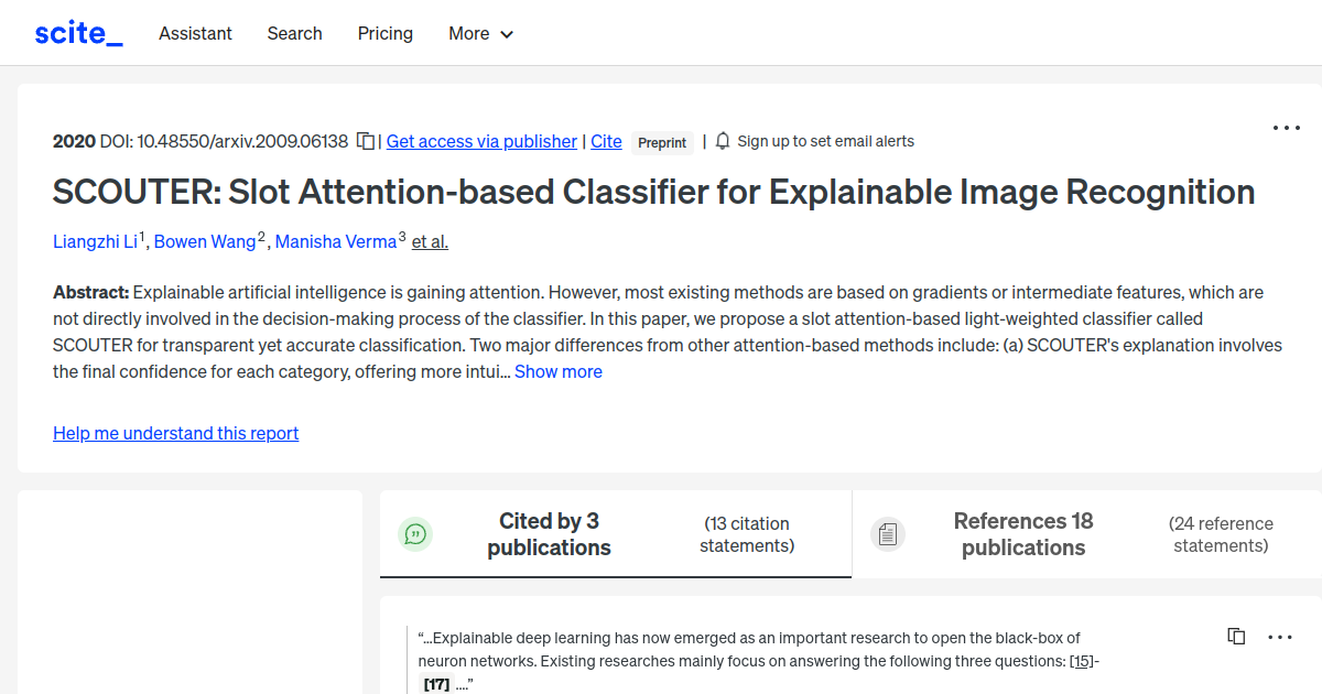 SCOUTER: Slot Attention-based Classifier for Explainable Image ...