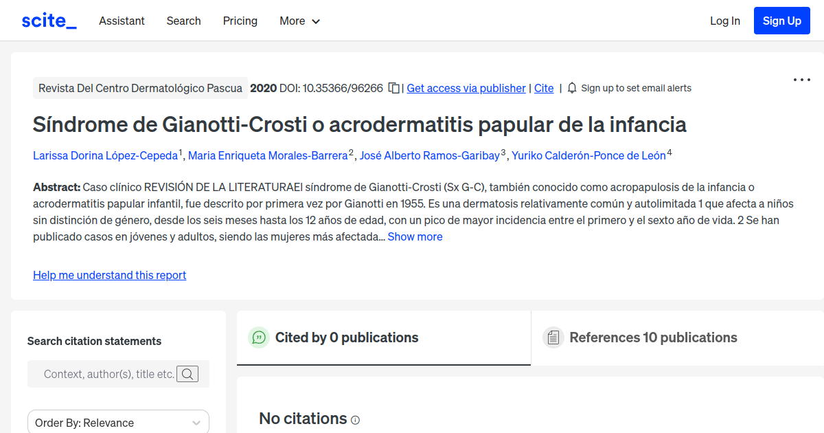 Síndrome de Gianotti-Crosti o acrodermatitis papular de la infancia ...