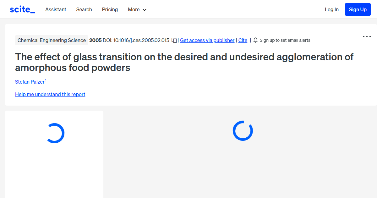 The effect of glass transition on the desired and undesired ...