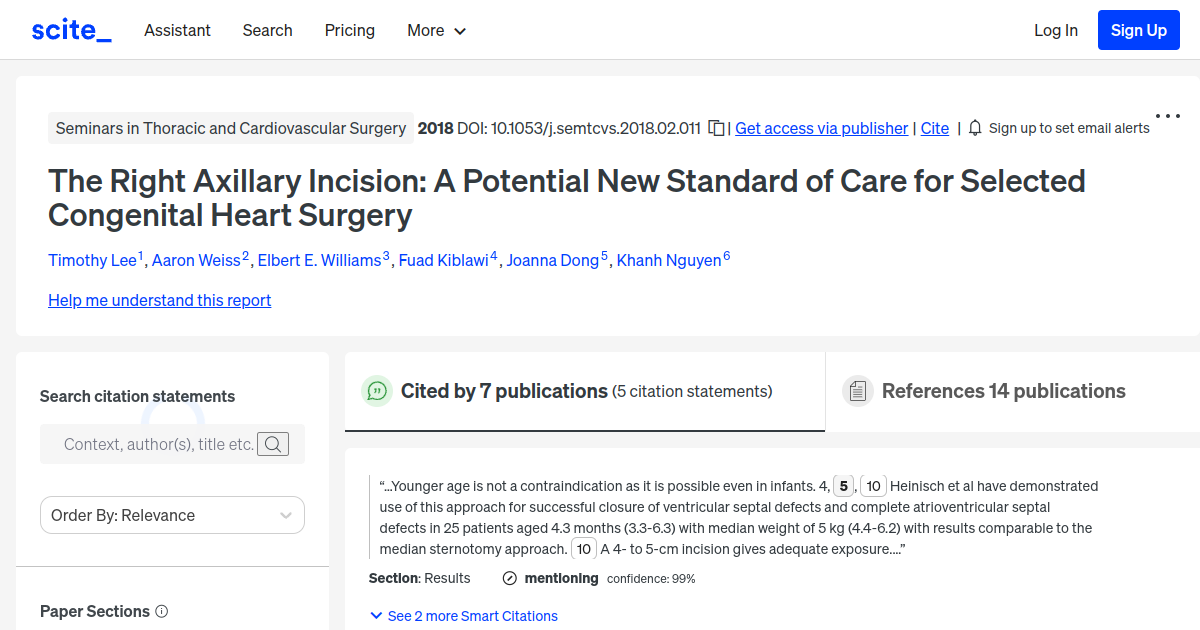 The Right Axillary Incision: A Potential New Standard of Care for ...