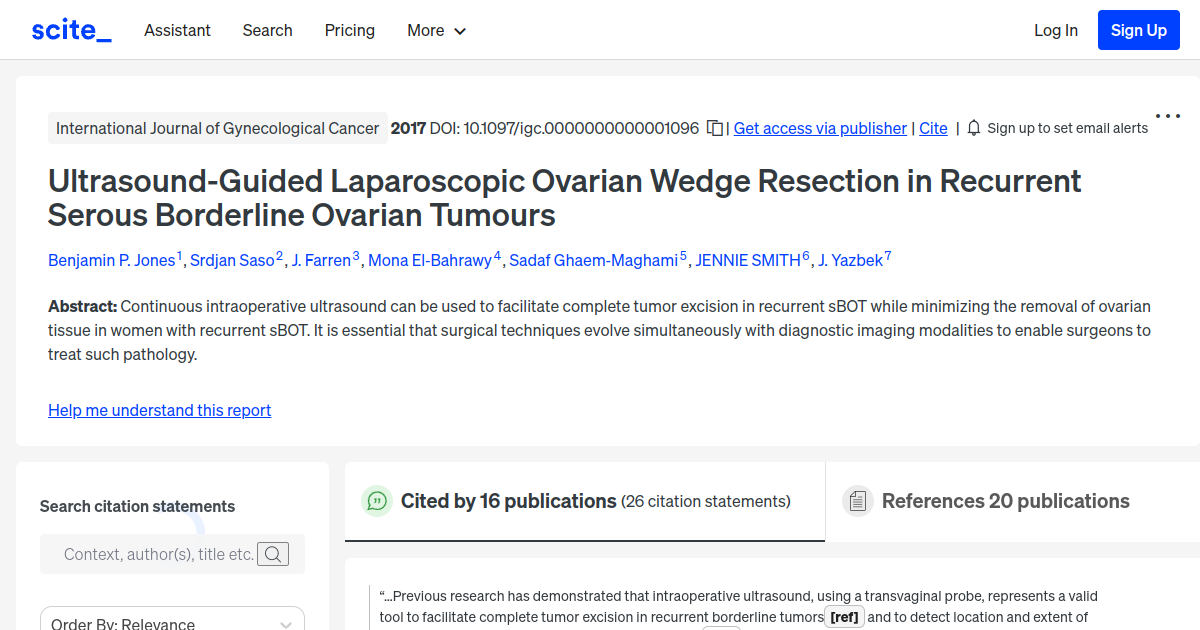 Ultrasound-Guided Laparoscopic Ovarian Wedge Resection in Recurrent ...