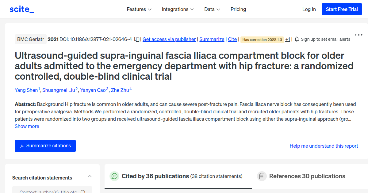 Ultrasound-guided supra-inguinal fascia Iliaca compartment block for ...