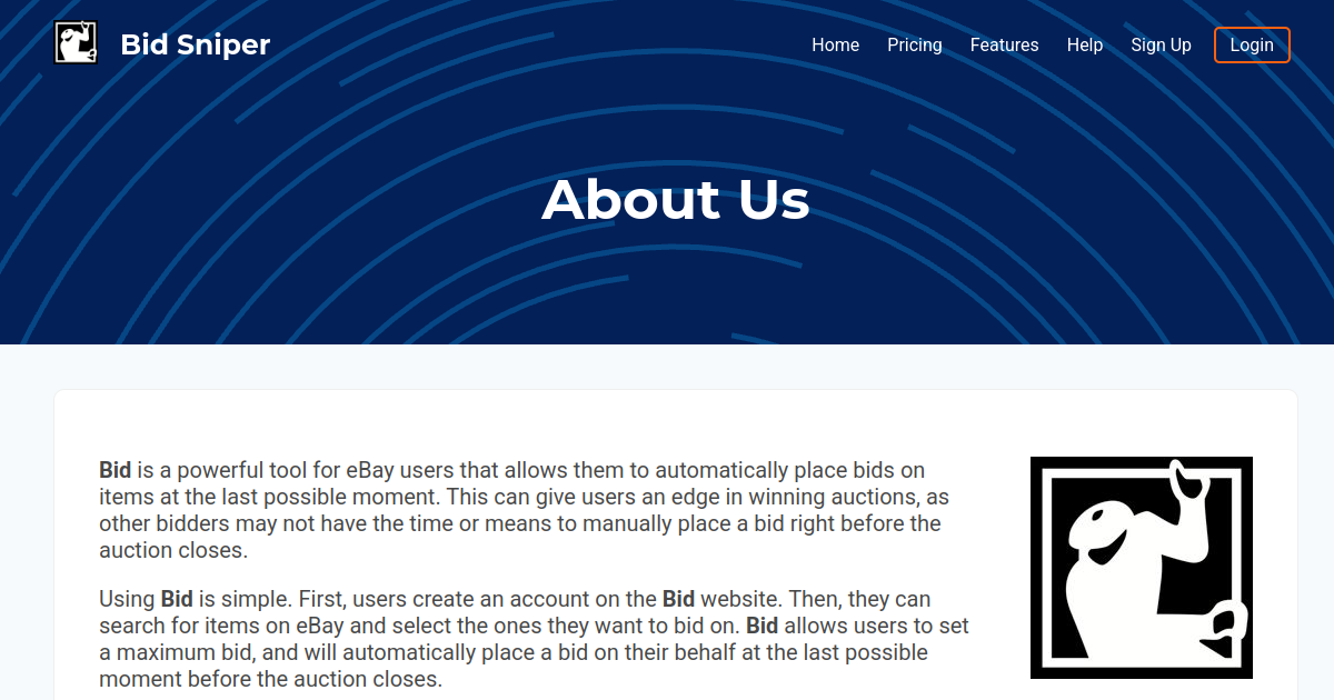 Ebay Bid Sniper - Bid Sniper