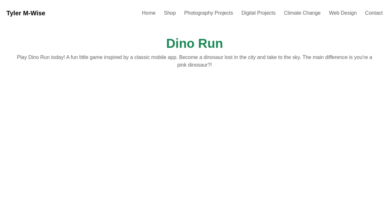 Digital Projects | Tyler M-Wise